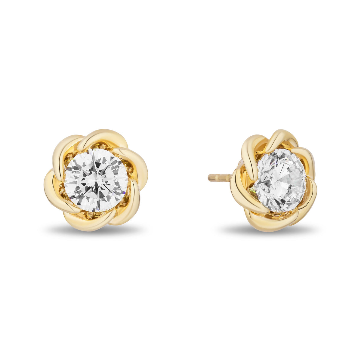Enchanted Star 2 CTTW Lab Grown Diamond Belle Stud Earrings – Enchanted ...