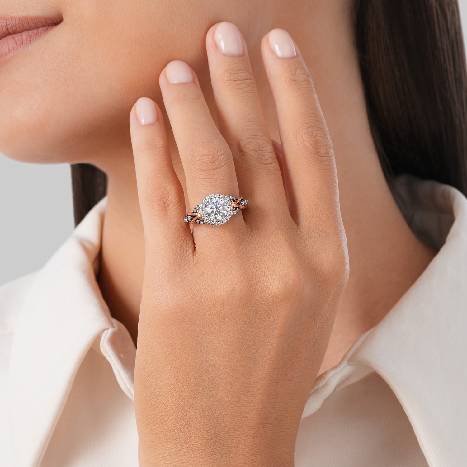 Disney Ursula Inspired Lab Grown Diamond Engagement Ring in 14K Gold ...