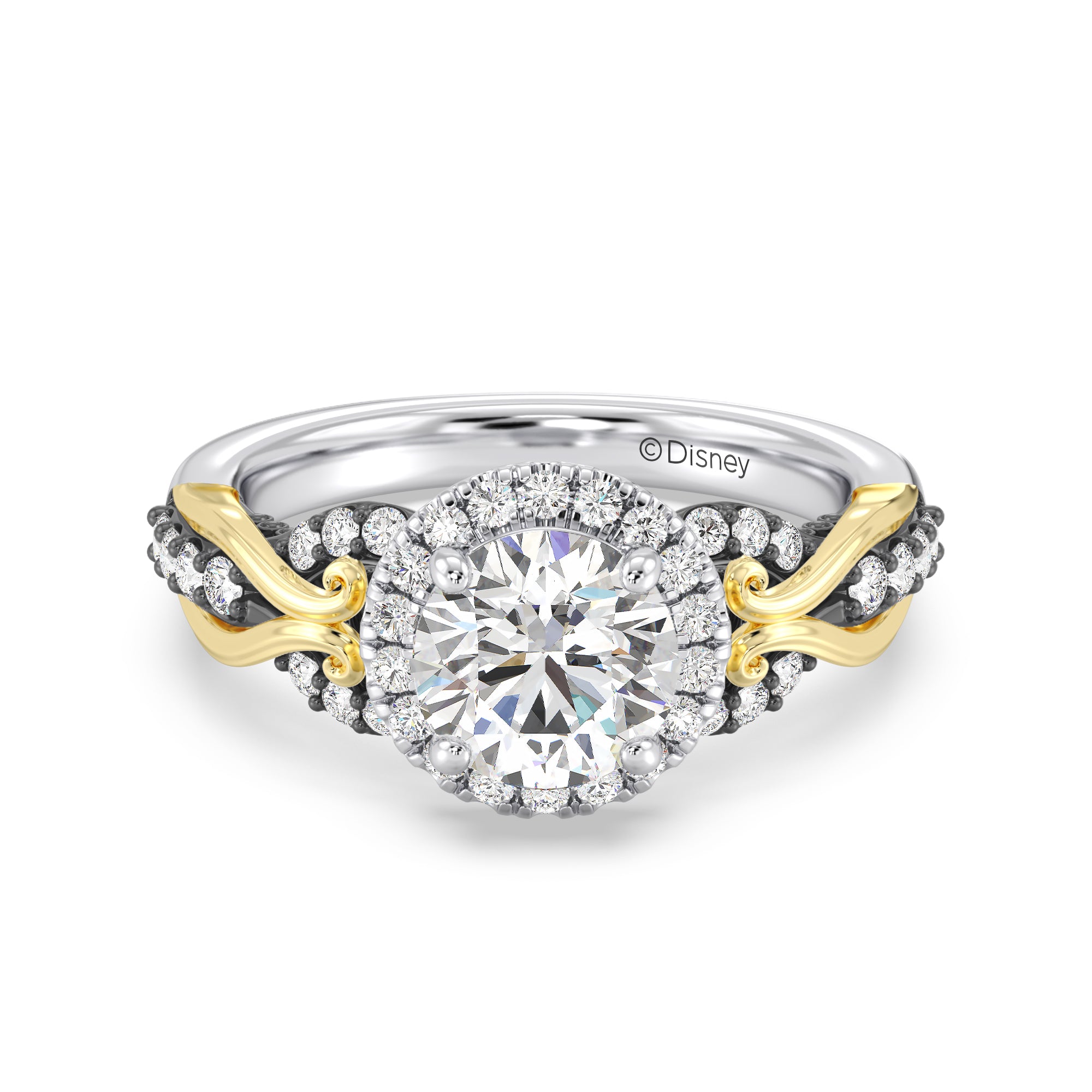 Disney Ursula Inspired Lab Grown Diamond Engagement Ring in 14K Gold ...