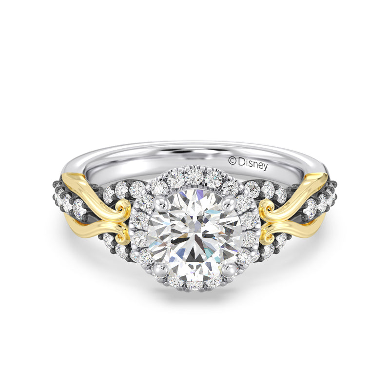 Disney Ursula Inspired Lab Grown Diamond Engagement Ring in 14K Gold ...