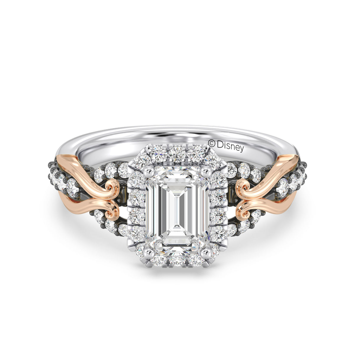 Disney Ursula Inspired Lab Grown Diamond Engagement Ring in 14K Gold ...