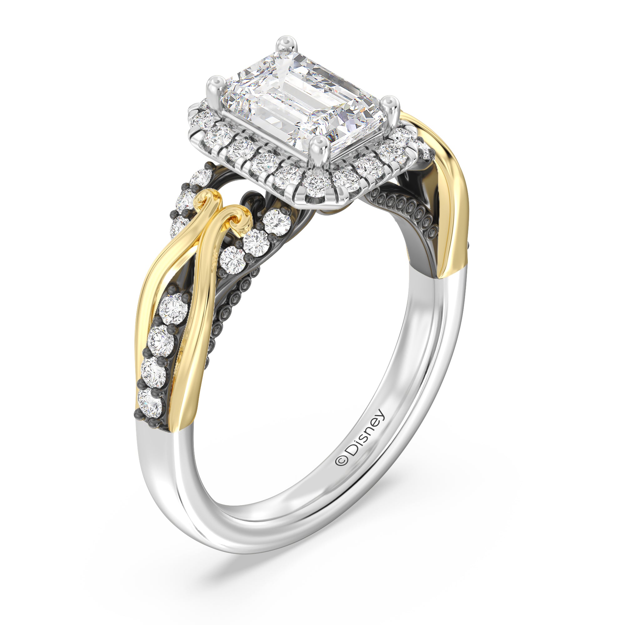 Disney Ursula Inspired Lab Grown Diamond Engagement Ring in 14K Gold ...