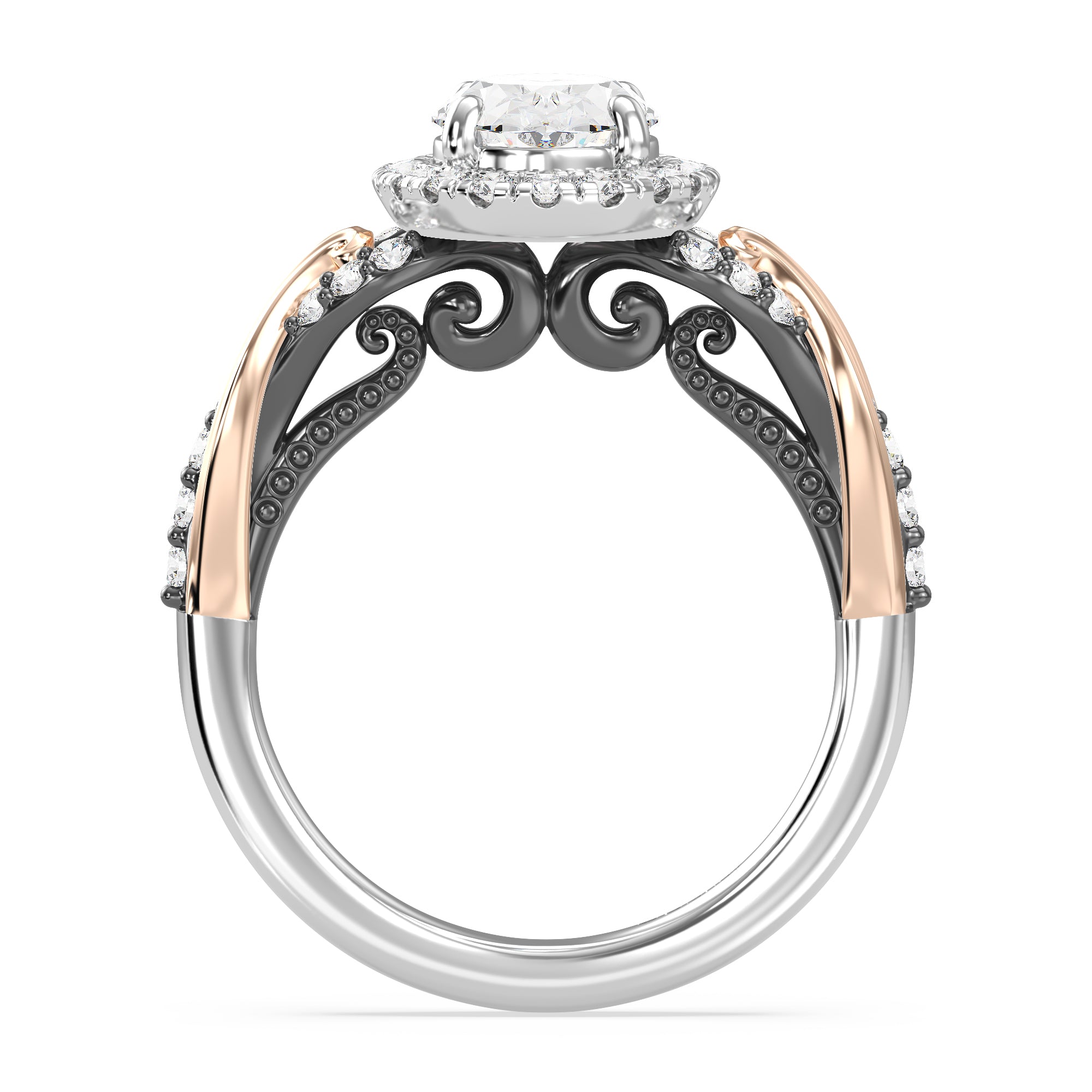 Disney Ursula Inspired Lab Grown Diamond Engagement Ring in 14K Gold ...