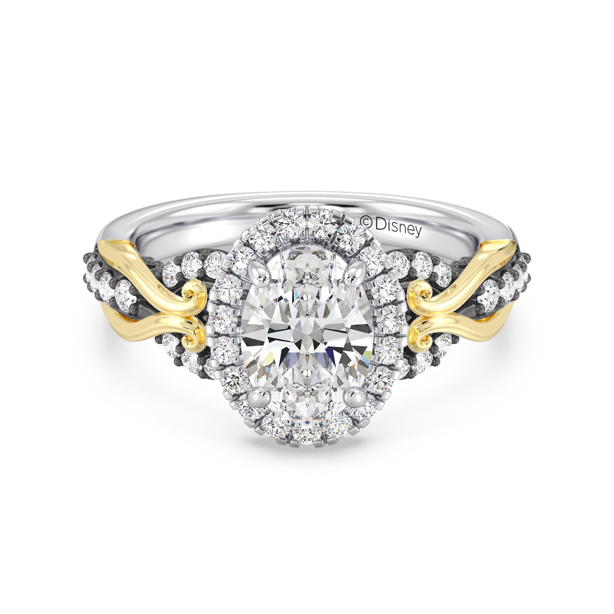 Disney Ursula Inspired Lab Grown Diamond Engagement Ring in 14K Gold ...