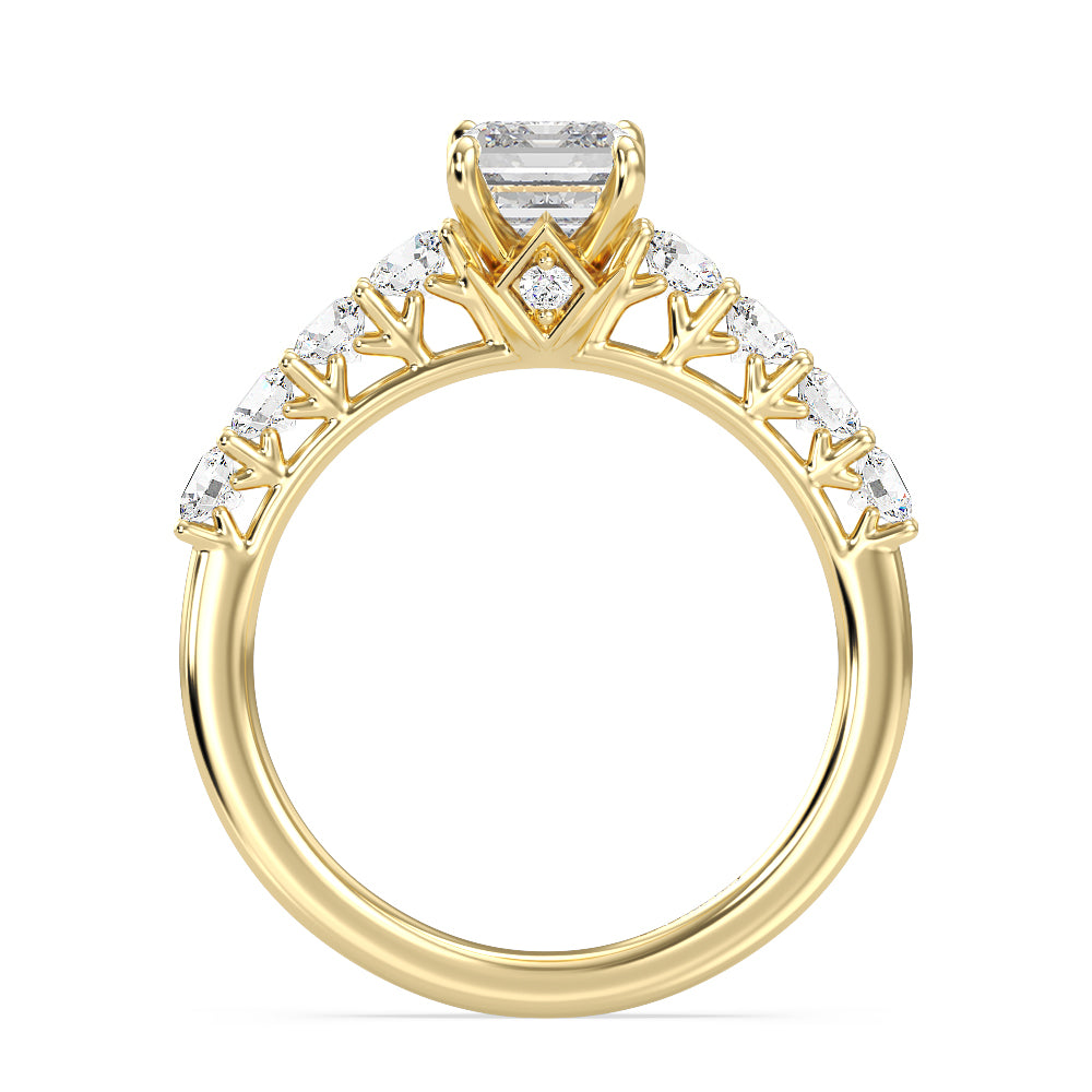 Enchanted Star Lab Grown Diamond 14K Gold Elsa Engagement Ring ...