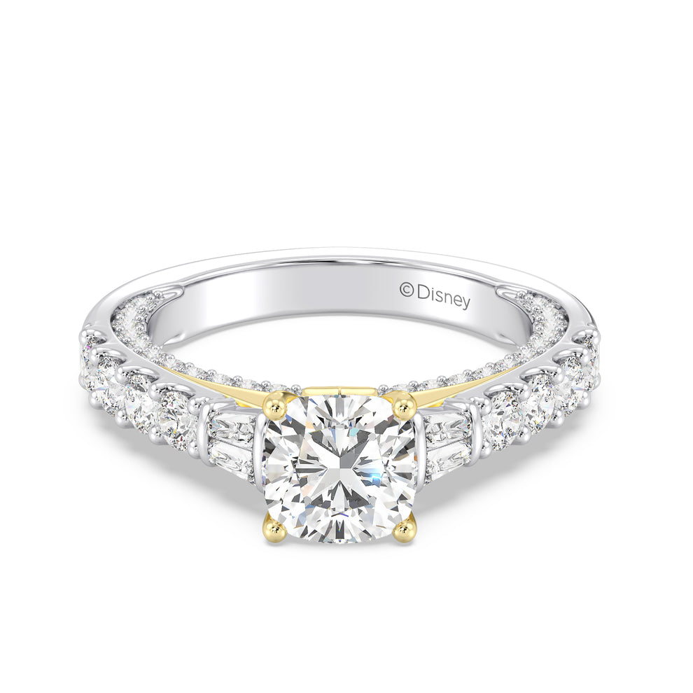 Disney Aurora Inspired Lab Grown Diamond Engagement Ring in 14K White ...