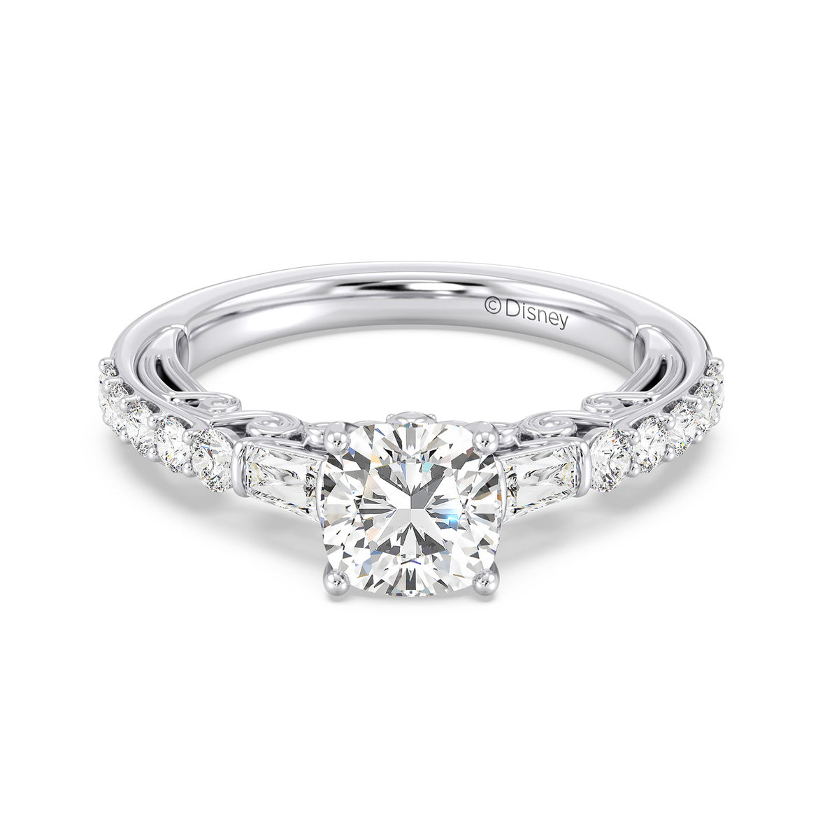 Enchanted Star Lab Grown Diamond 14K Gold Rapunzel Engagement Ring ...