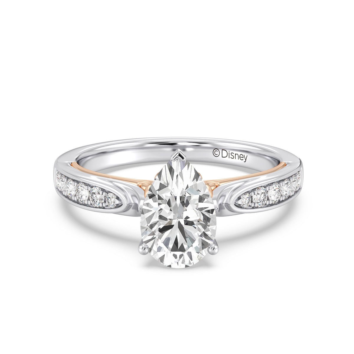 Enchanted Star Lab Grown Diamond 14K Gold Ariel Engagemment Ring ...