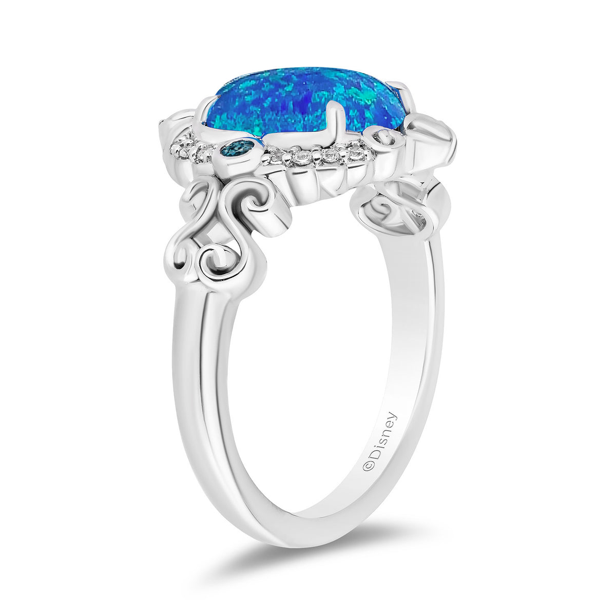 Disney Cinderella Inspired Diamond Ring in Sterling Silver 1/20 CTTW ...