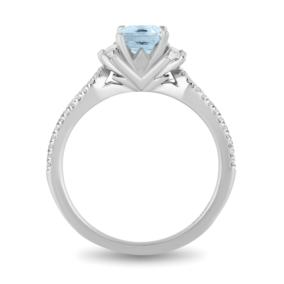 Disney Elsa Inspired Diamond Engagement Ring in 10K White Gold 3/8 CTTW ...