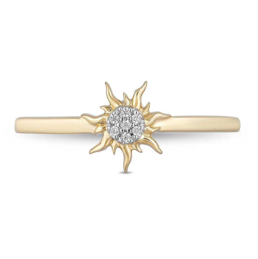 Disney Rapunzel Inspired Diamond Ring 10K Yellow Gold | Enchanted ...