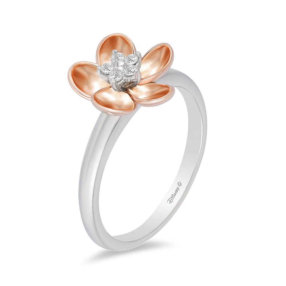 Disney Accent Mulan Inspired Diamond Ring - 10K Rose Gold | Enchanted ...