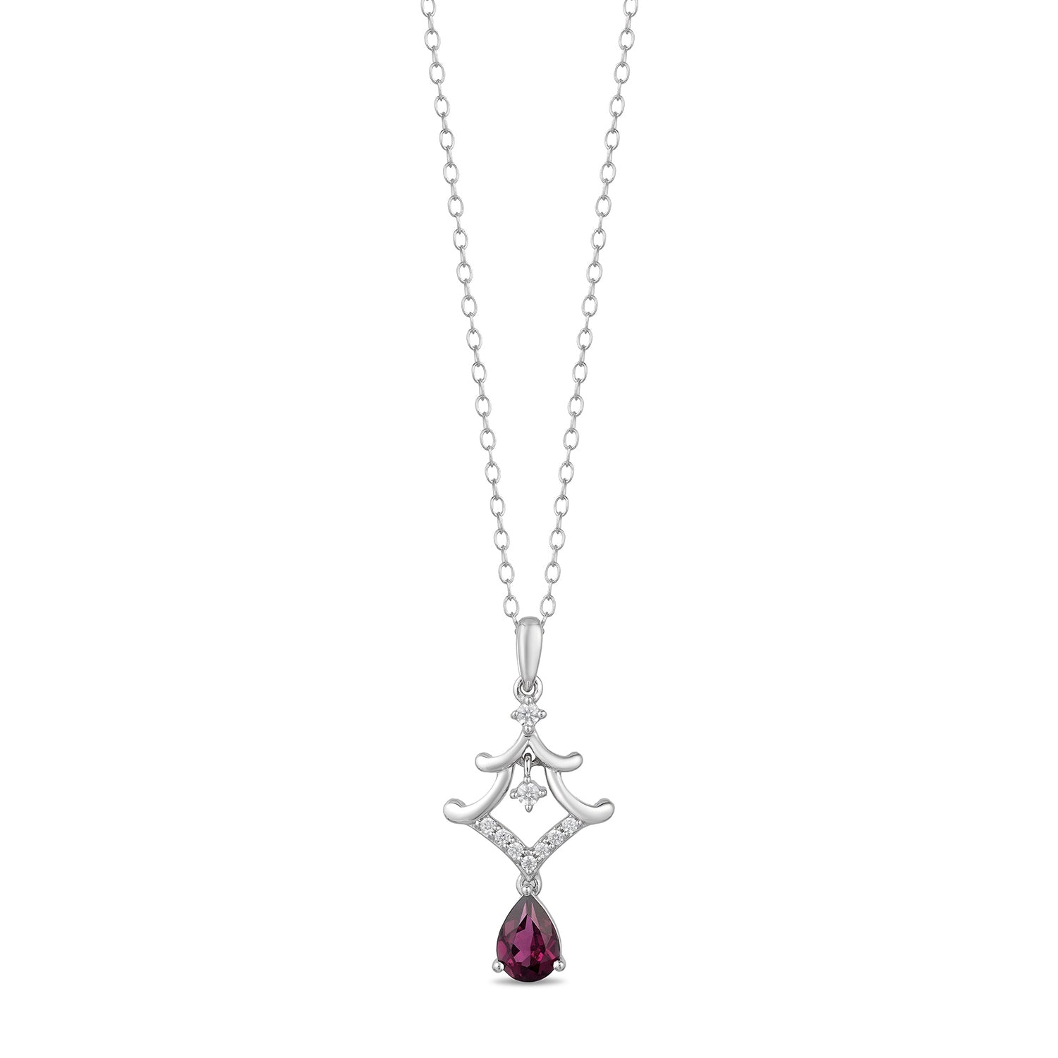 Disney Mulan Inspired Pagoda Diamond Pendant 1/10 CTTW | Enchanted ...