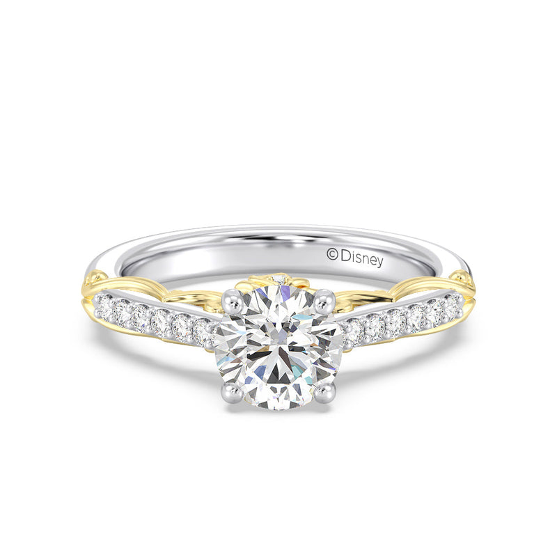 Disney Belle Inspired Lab Grown Diamond Engagement Ring in 14K Gold ...