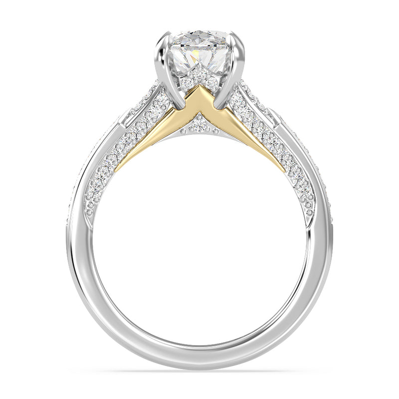 Enchanted Star Lab Grown Diamond 14K Gold Aurora Engagement Ring ...