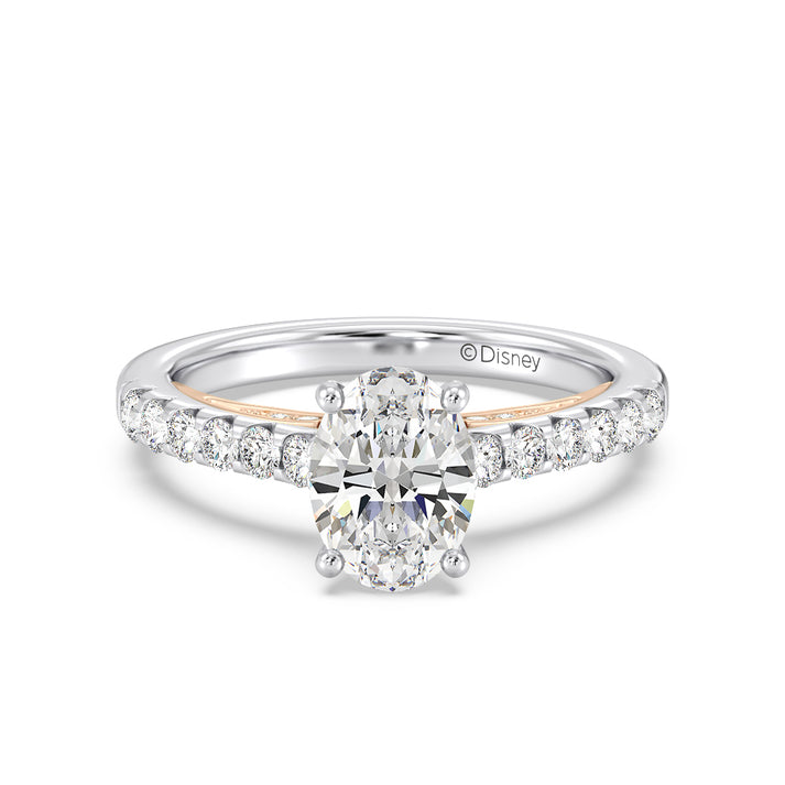 Disney Aurora Inspired Diamond Lab Grown Diamond Engagement Ring in 14K ...