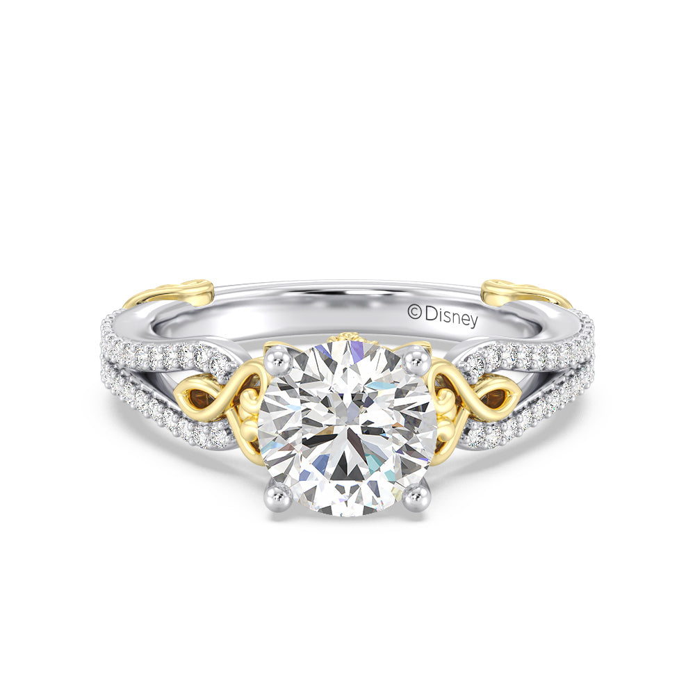 Disney Belle Inspired Lab Grown Diamond Engagement Ring in 14K Gold ...