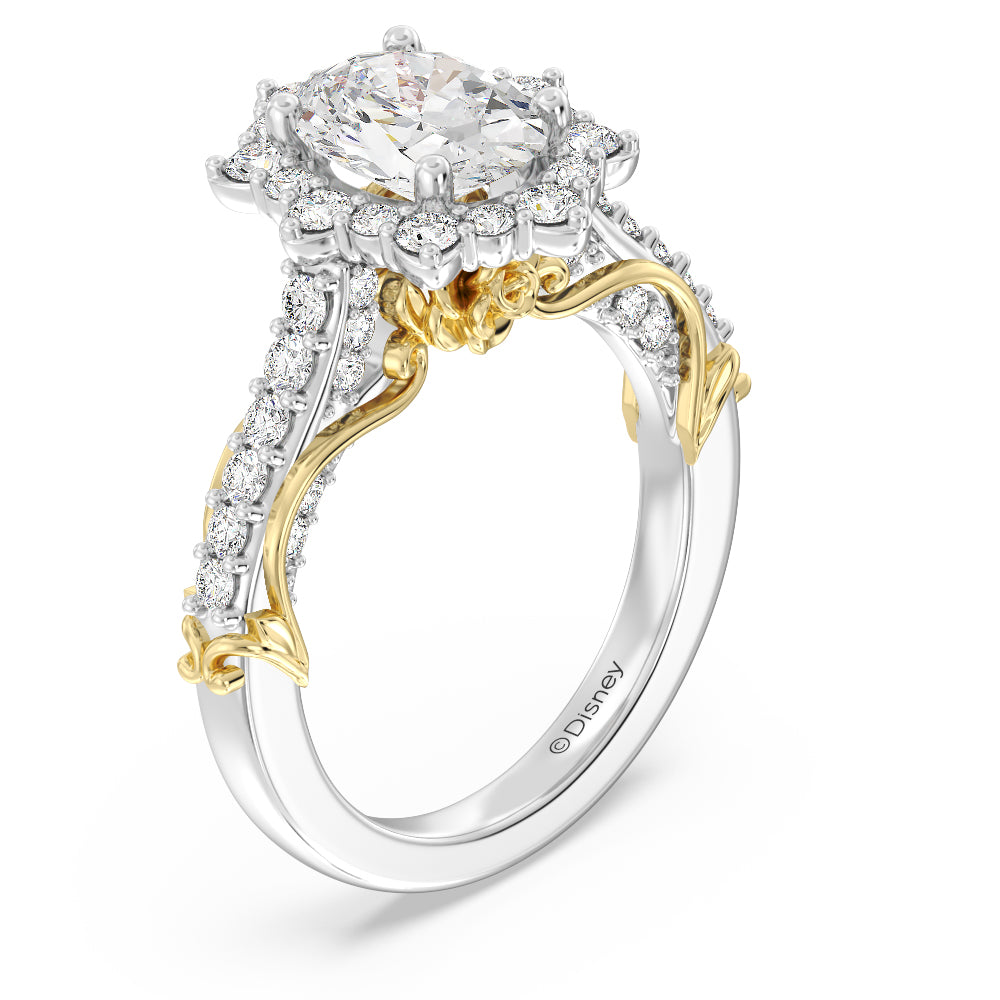 Disney Belle Inspired Lab Grown Diamond Engagement Ring in 14K Gold ...