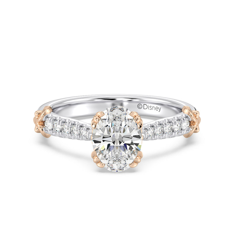Enchanted Star Lab Grown Diamond 14K Gold Aurora Engagement Ring ...
