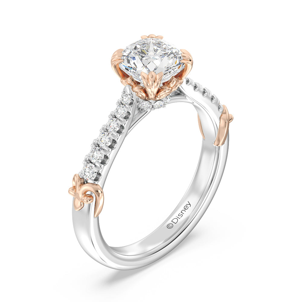 Disney Aurora Inspired Lab Grown Diamond Engagement Ring in 14K Gold ...