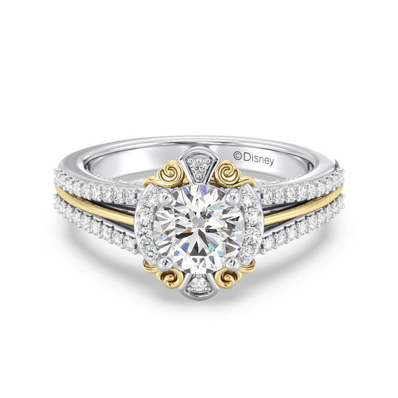 Disney Belle Inspired Lab Grown Diamond Engagement Ring in 14K Gold ...