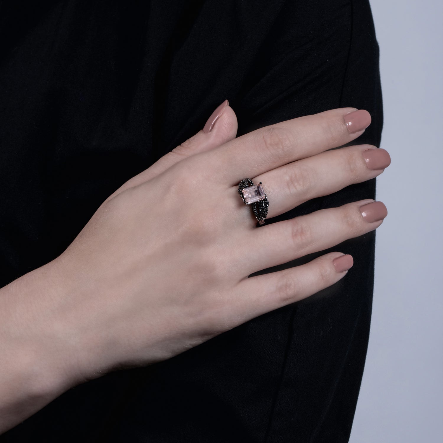 Disney Maleficent Inspired Diamond Ring Black Rhodium 1/3 CTTW ...