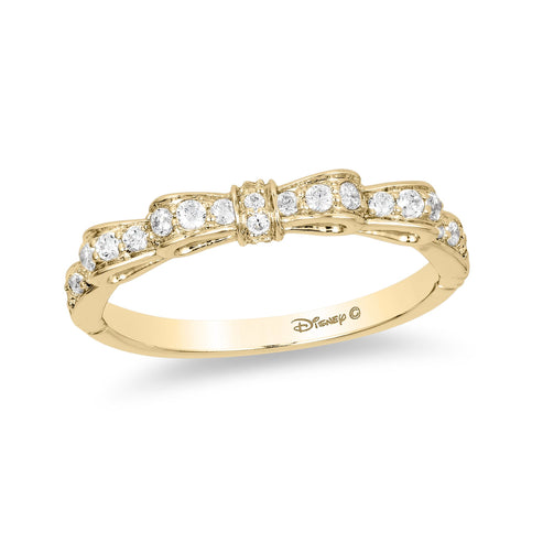 Disney Snow White Inspired Diamond Ring in 14K Yellow Gold 1/4 CTTW ...
