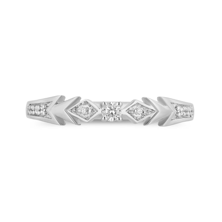 Disney Elsa Inspired Diamond Ring in Sterling Silver and 10K Rose Gold ...
